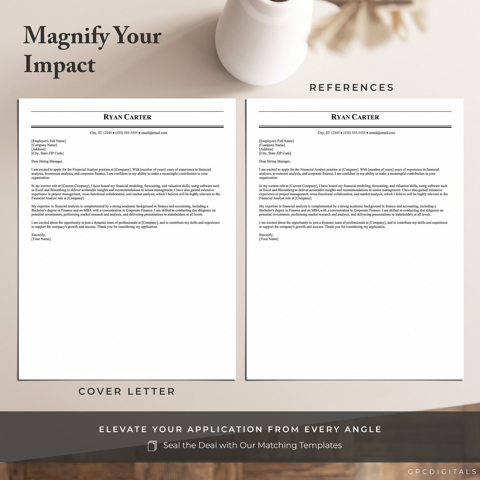 ATS Friendly Resume Template Traditional Resume Template CV Template ...