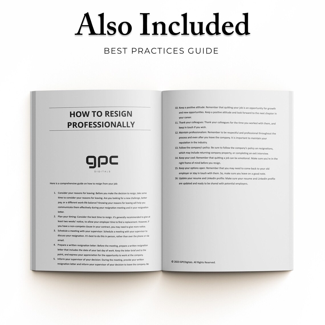 Resignation Letter | Letter of Resignation | Resignation Template | Two ...