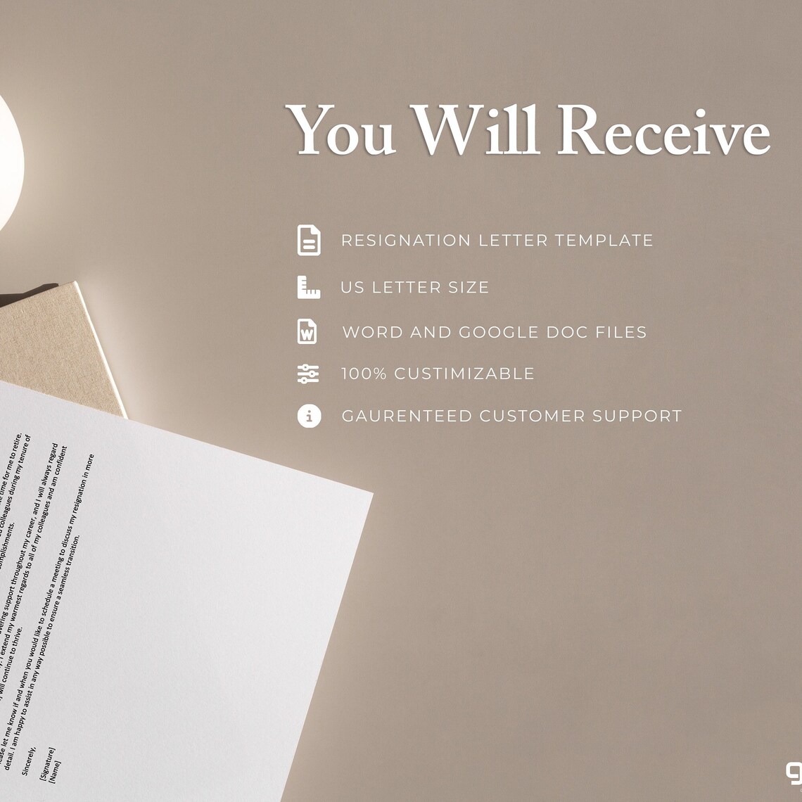 Resignation Letter | Letter of Resignation | Resignation Template | Two ...