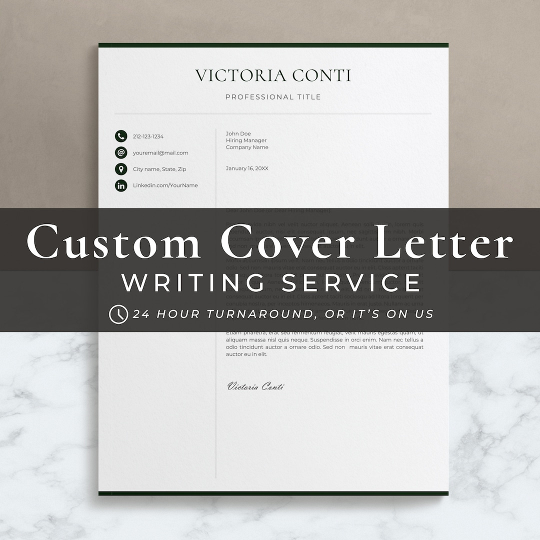 Custom Cover Letter Writing Service | Cover Letter Service | Resume ...