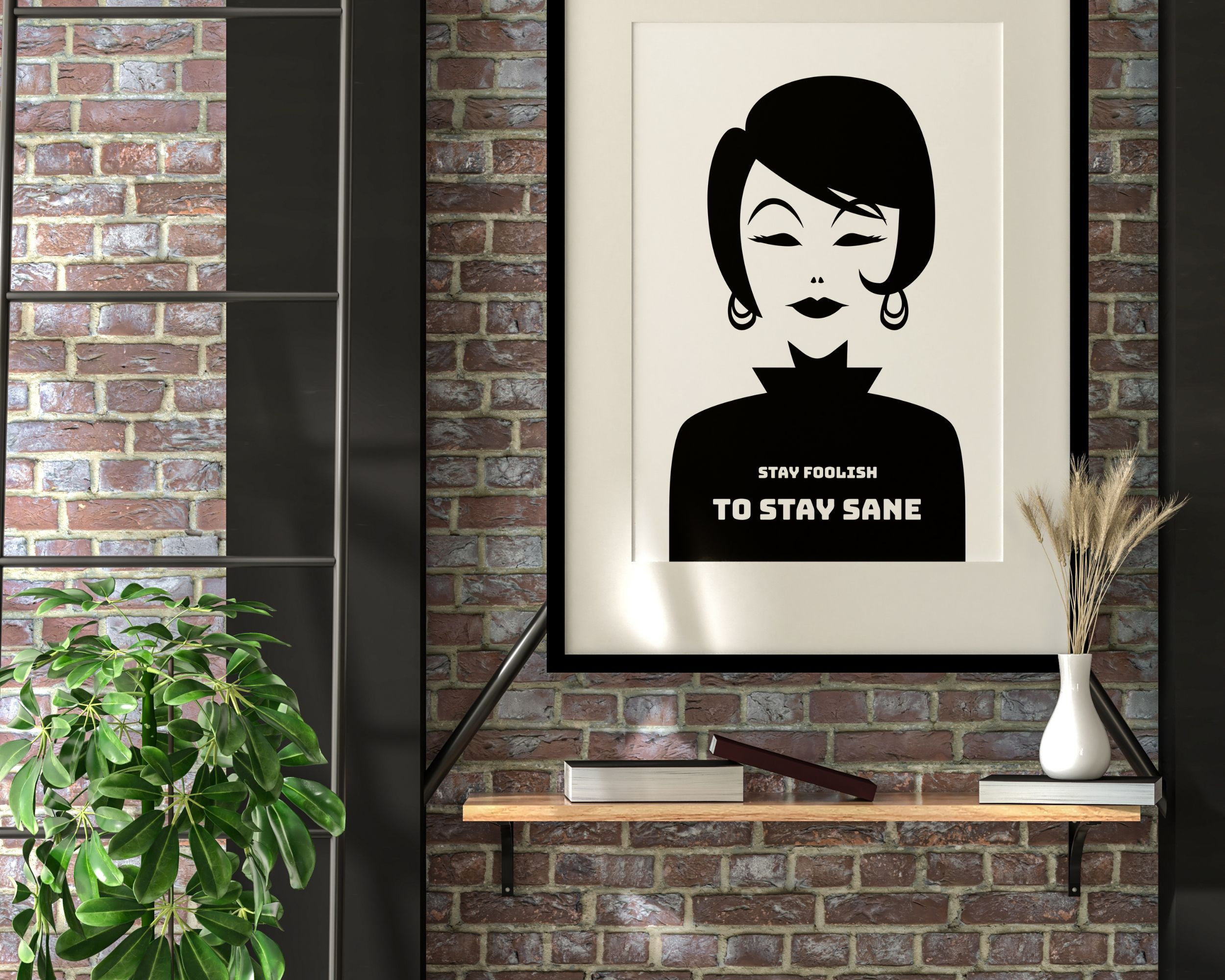 Black and White Motivational Poster | Digital Download Art | Modern ...