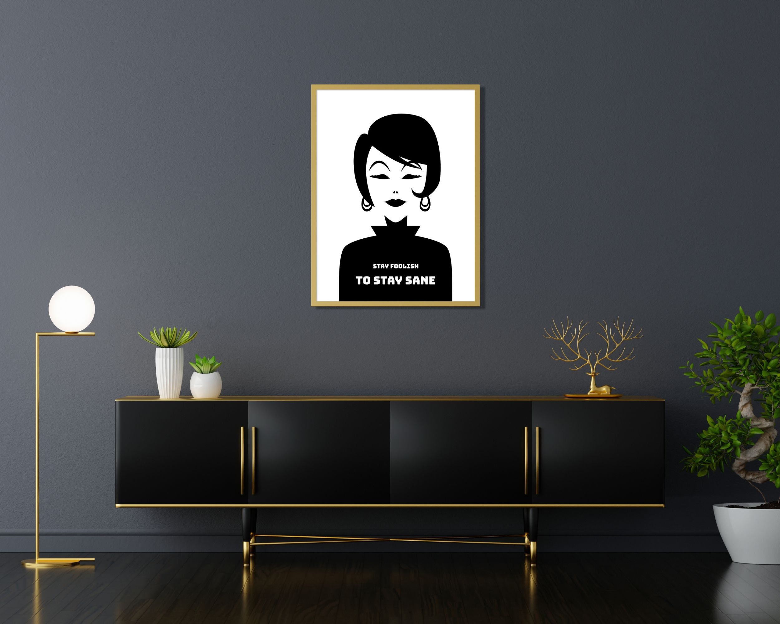 Black and White Motivational Poster | Digital Download Art | Modern ...