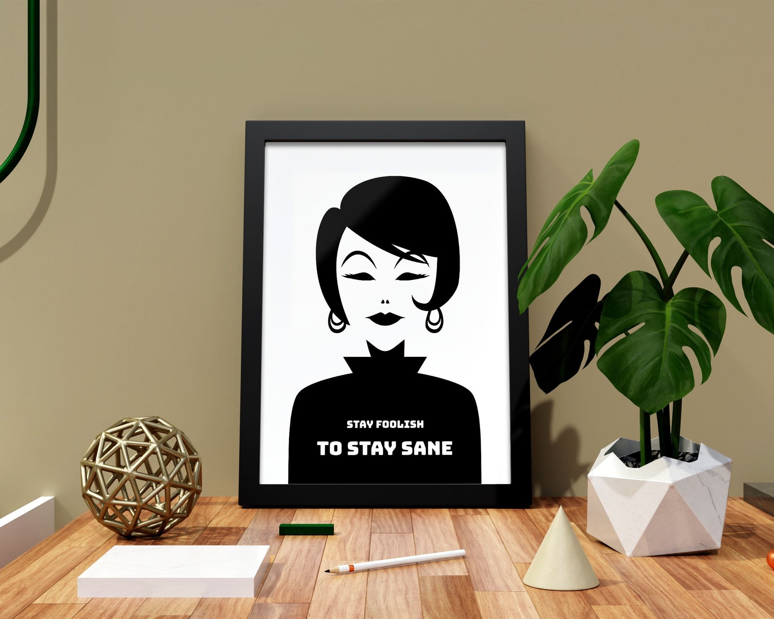 Black and White Motivational Poster | Digital Download Art | Modern ...