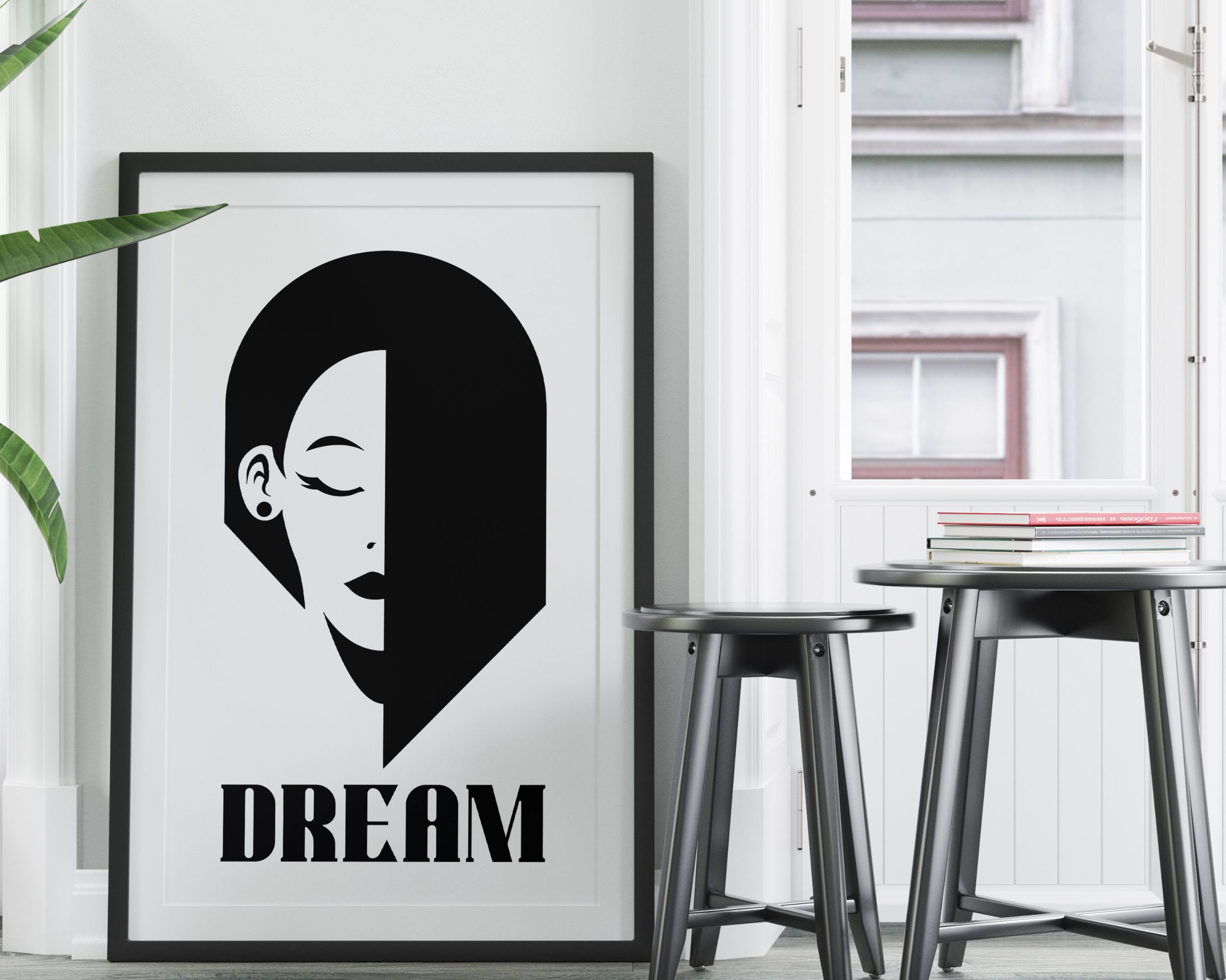Black and White Motivational Poster | Digital Download Art | Modern ...
