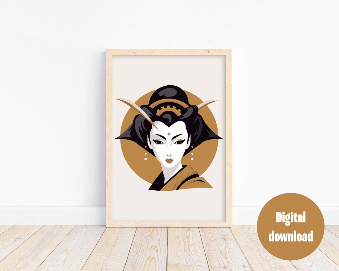 Trendy Burnt Saffron Printable Japandi Wall Art Elevate Your Décor With ...