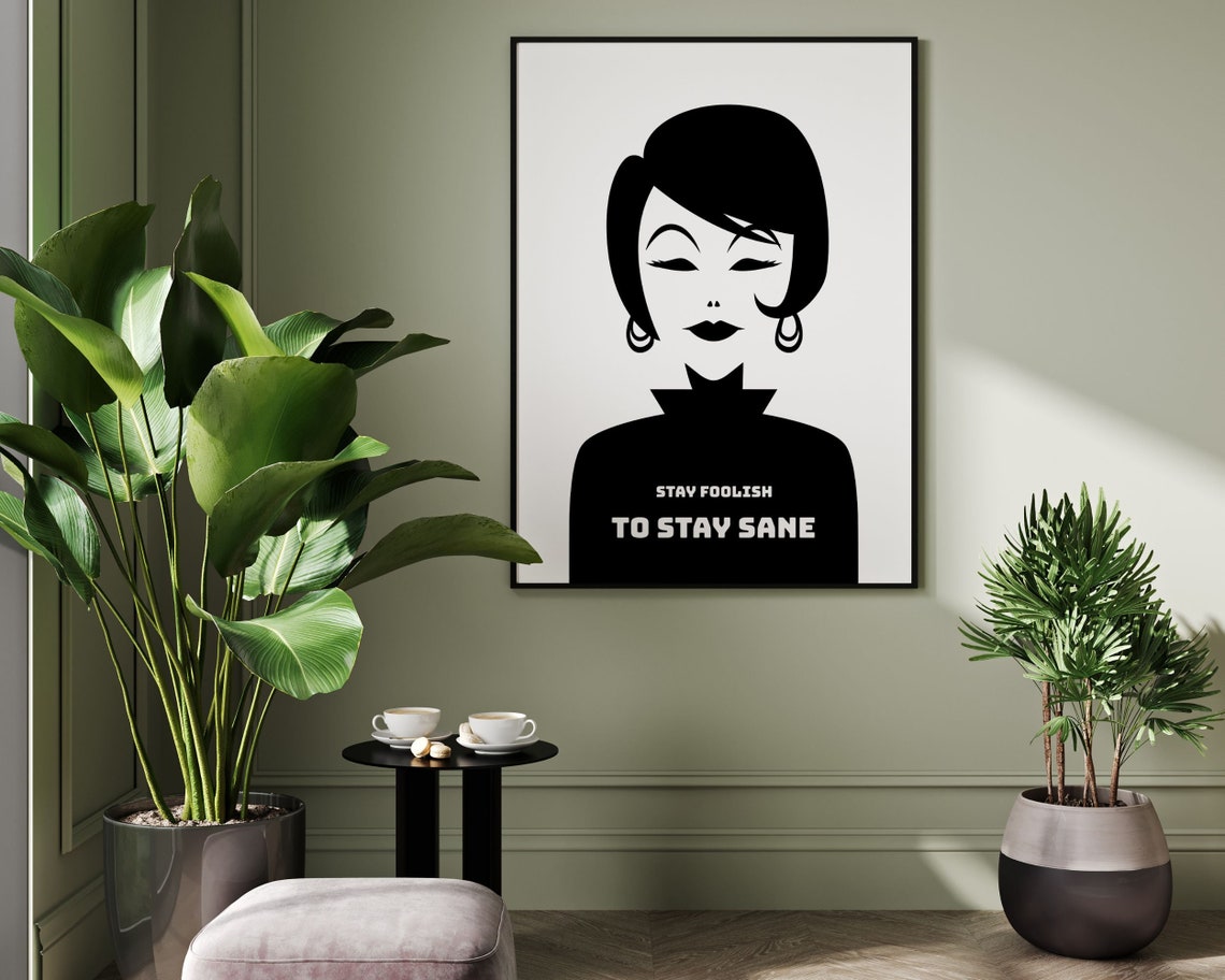 Black and White Motivational Poster Digital Download Art - Etsy