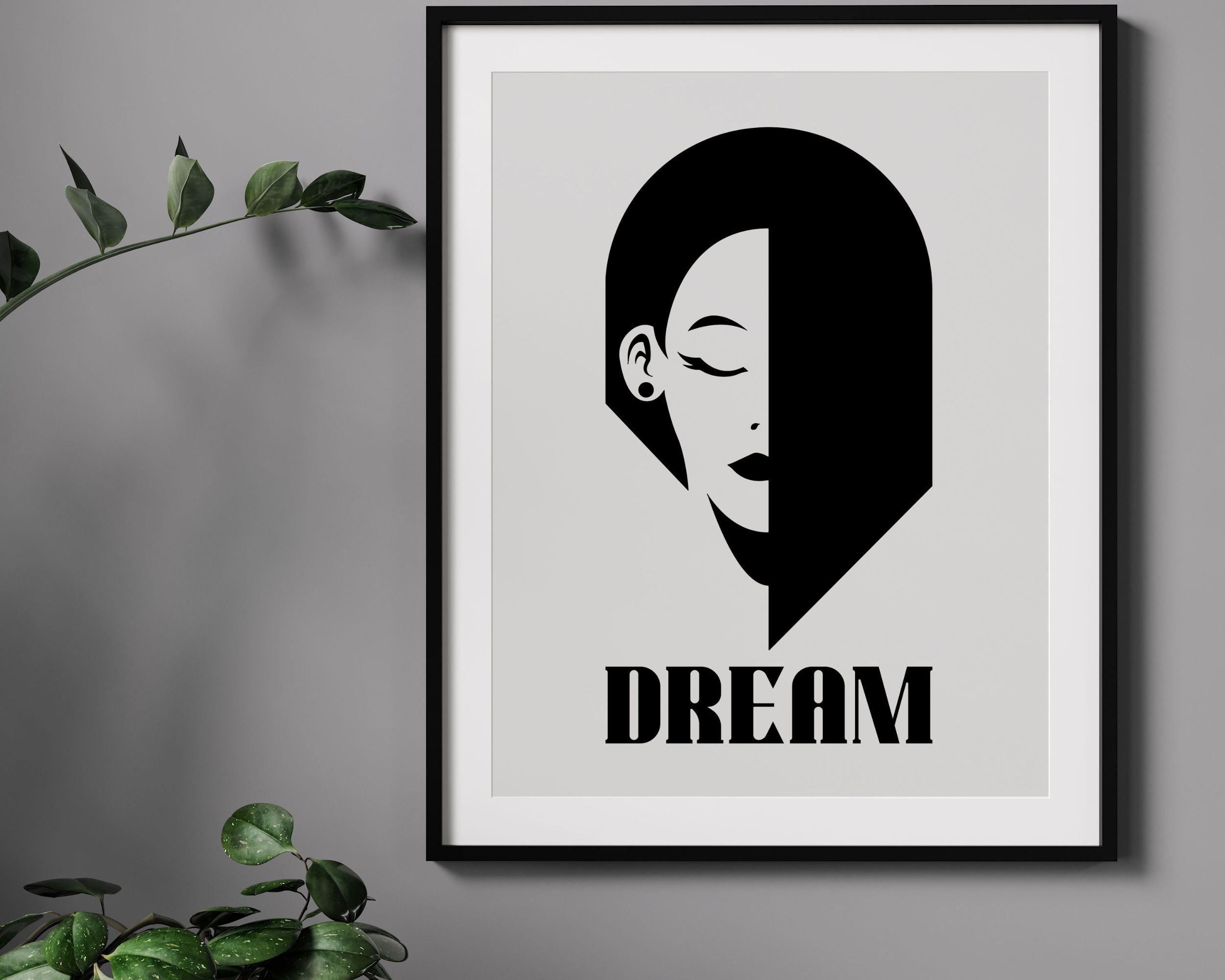 Black and White Motivational Poster | Digital Download Art | Modern ...