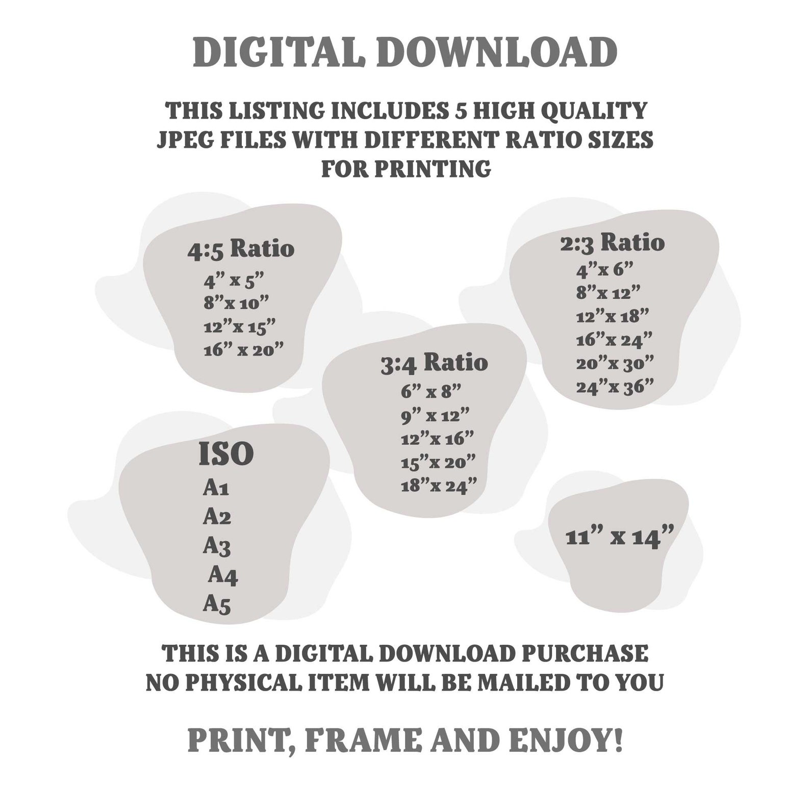 Black and White Motivational Poster | Digital Download Art | Modern ...