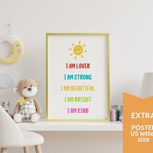Printable Positive Affirmation Cards for Kids INSTANT - Etsy