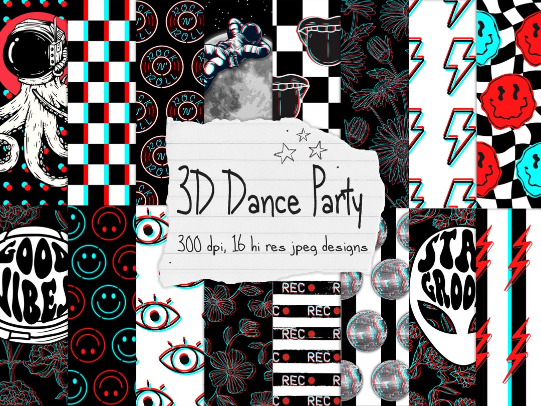 3D Files Digitals Papers Digital Papers Digitals Download - Etsy