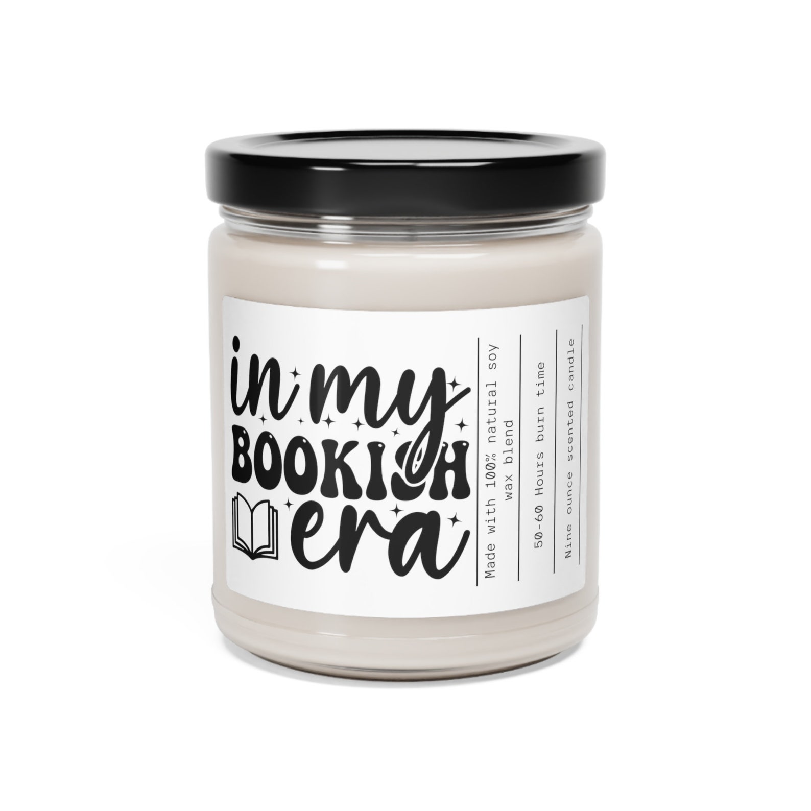 In My Bookish Era, Book Worm Candle, Book Lover Candle, Book Lover Gift ...