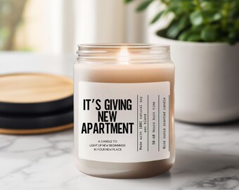 House Moving Gift Moving Gifts Funny Moving Candle Moving Away Gift ...