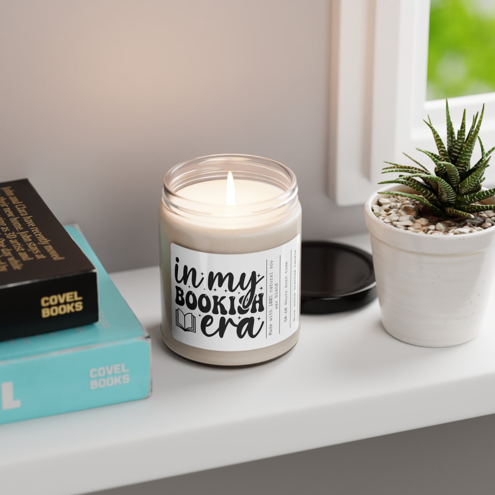 In My Bookish Era, Book Worm Candle, Book Lover Candle, Book Lover Gift ...