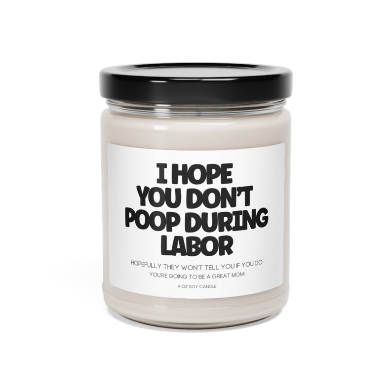 Don't Poop, Poop Candle, Poop Joke, Labor Candle, Funny Pregnancy ...