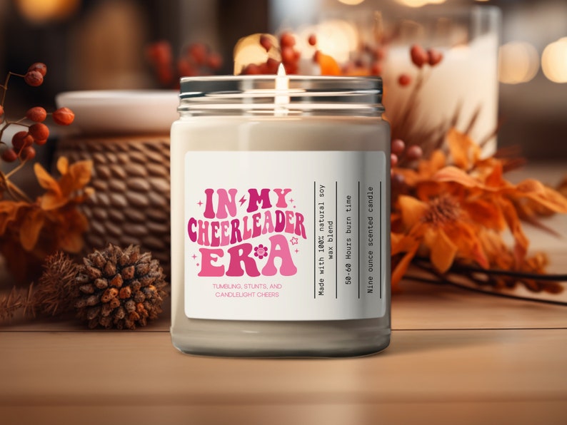In My Cheerleader Era, in My Cheer Era, Cheer Candle, Eras Candle ...