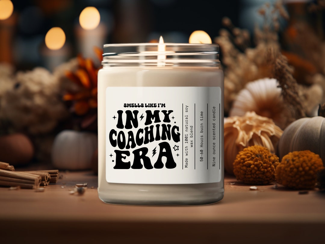 In My Coaching Era,eras Candle, Coach Candle, Football Coach Candle ...