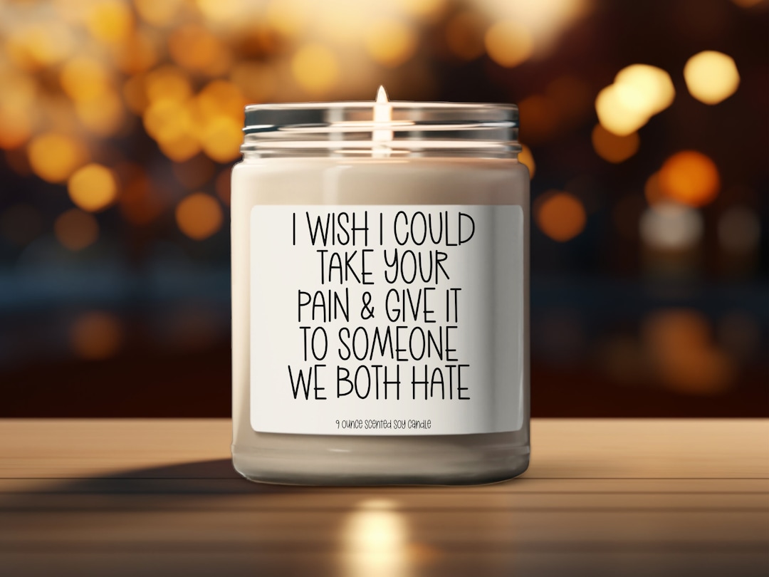 Get Well Soon Candle, Recovery Candle, Surgery Get Well Soon Package ...