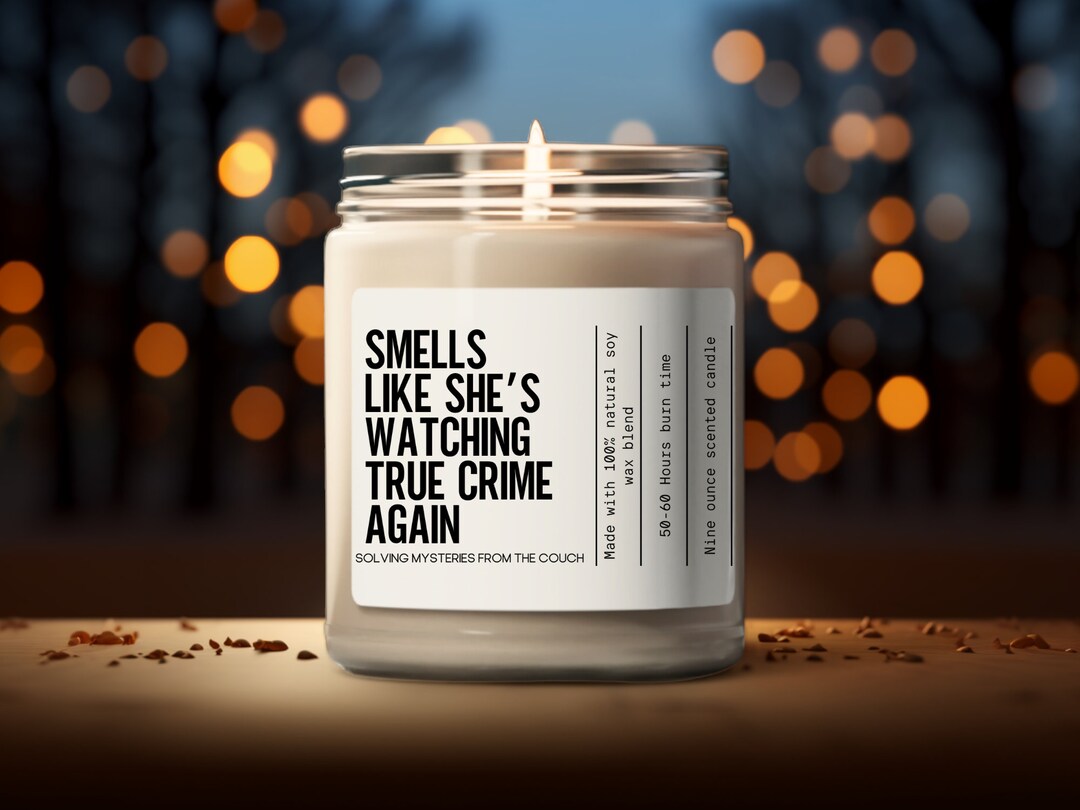 True Crime Candle True Crime and Chill Candle True Crime - Etsy