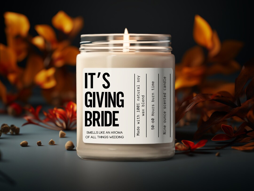 It's Giving Bride Its Giving Bride Bride Candle Bride - Etsy