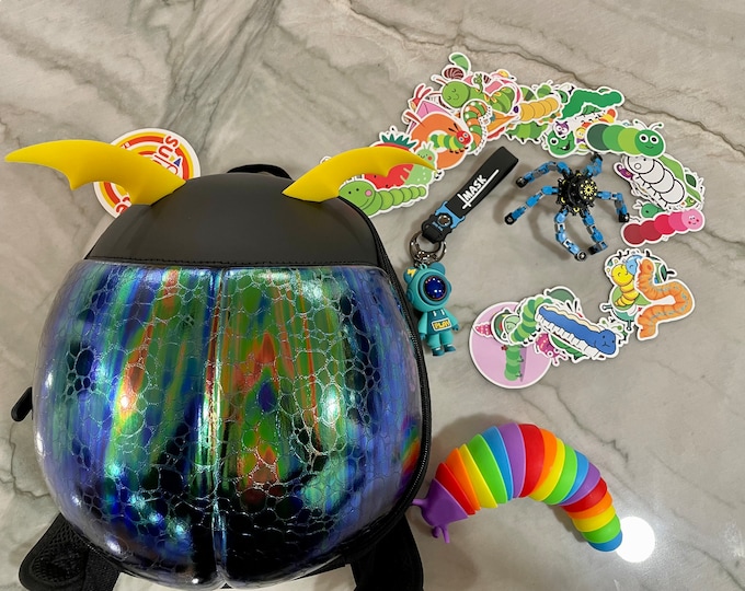 Adventure Backpack, Beetle Bag, Bug Lover's Bag, Little Explorer - Etsy