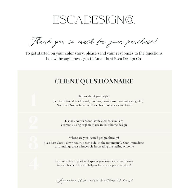 Interior Design Color Story | Custom Color Palette | Color Scheme ...