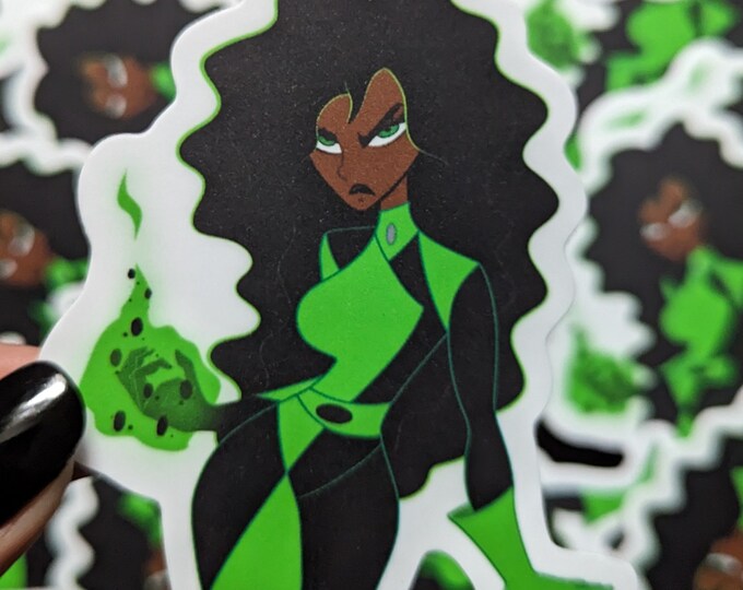 Black Girl Shego (black Girl Cosplay, She Go Curly Hair, Melanated ...