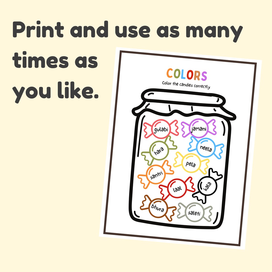 Punjabi Preschool Coloring Worksheets Punjabi Kids Activity Punjabi ...