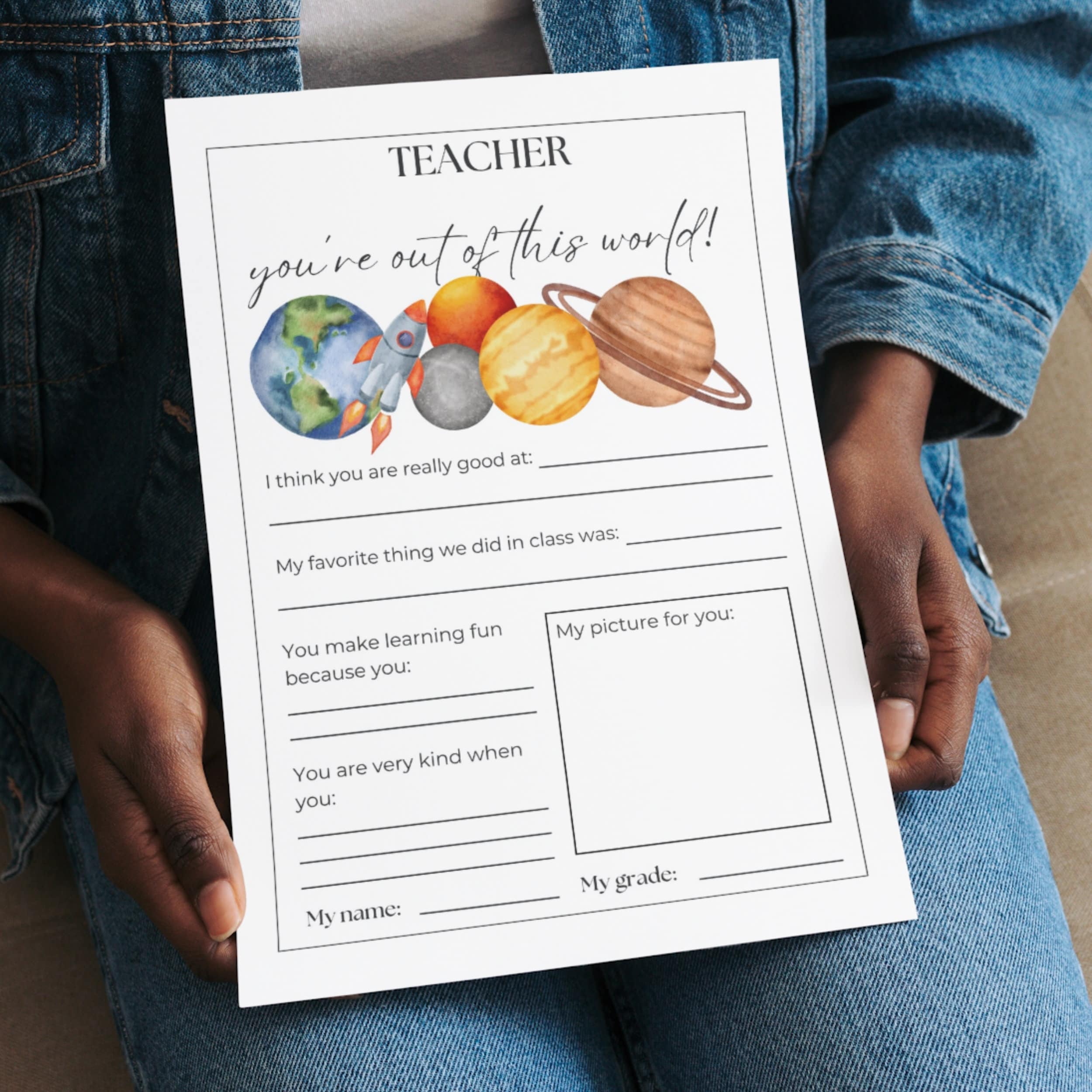 Teacher Appreciation Printable for Teacher Appreciation Week ...