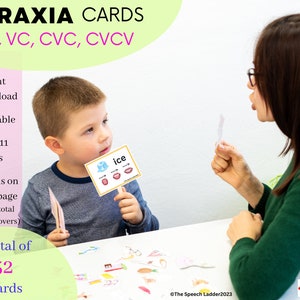 Speech Therapy Apraxia Cards Speech Motor Movement - Etsy