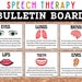 Speech Therapy Bulletin Board Kit, Speech Therapy Classroom, Door Decor ...