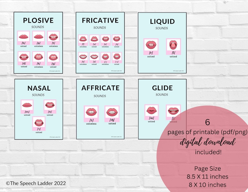 Speech Therapy Poster, Manner of Articulation, Speech Room Decor ...