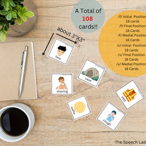 Speech Therapy /f/ & /v/ Articulation Cards, Digital Download - Etsy