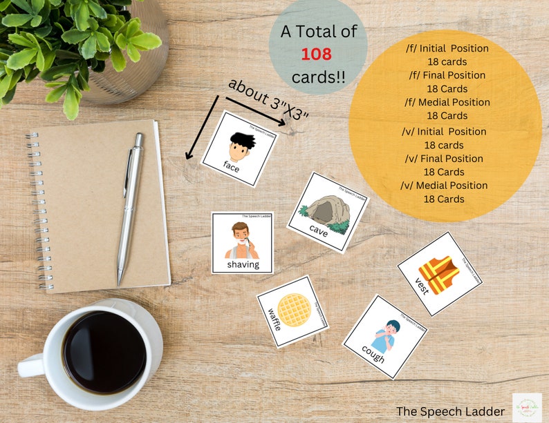Speech Therapy /f/ & /v/ Articulation Cards, Digital Download - Etsy