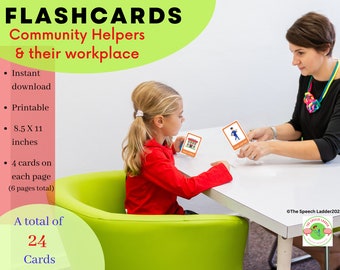 Occupations & Tools Matching Game Job Career Match Practice - Etsy