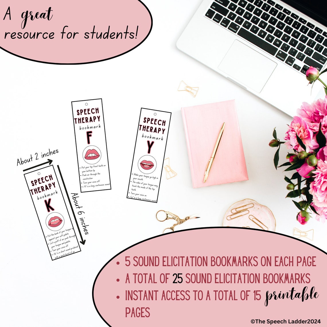 Speech Sound Elicitation Bookmarks, Articulation Resource, Instantly ...
