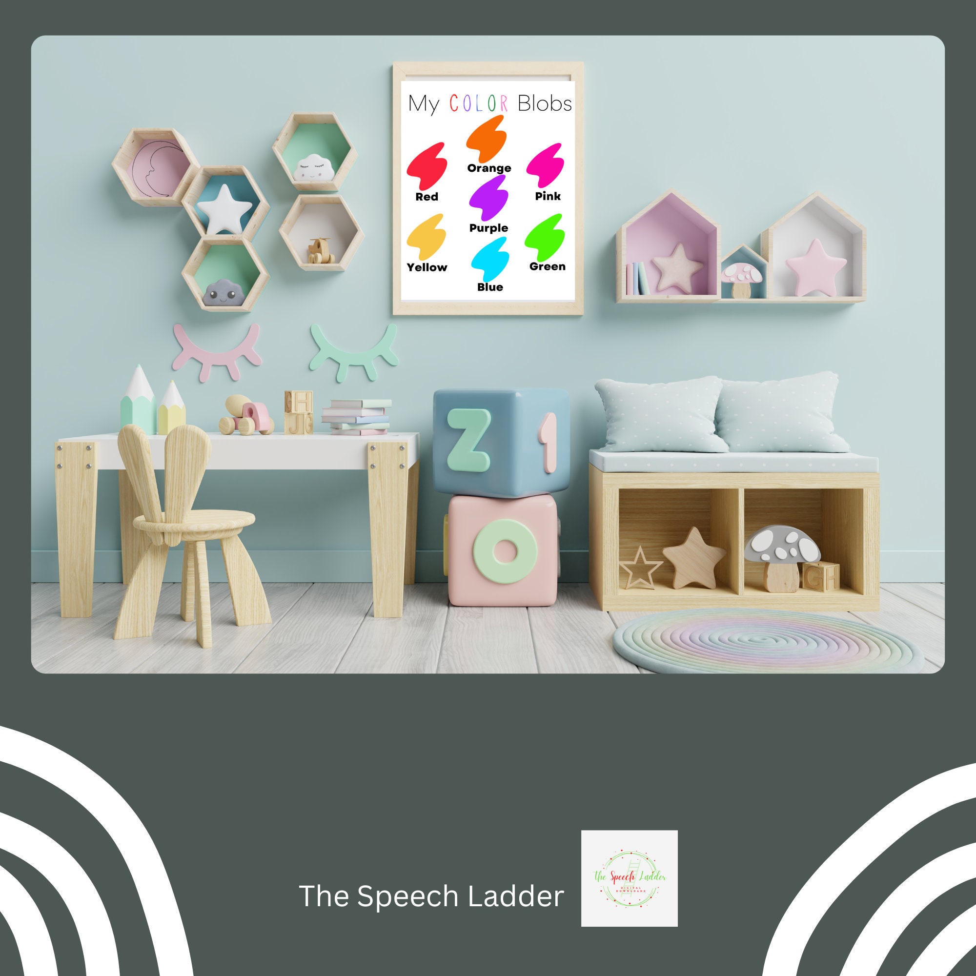 Colors Poster, Educational Poster, Classroom Poster, Classroom Decor ...