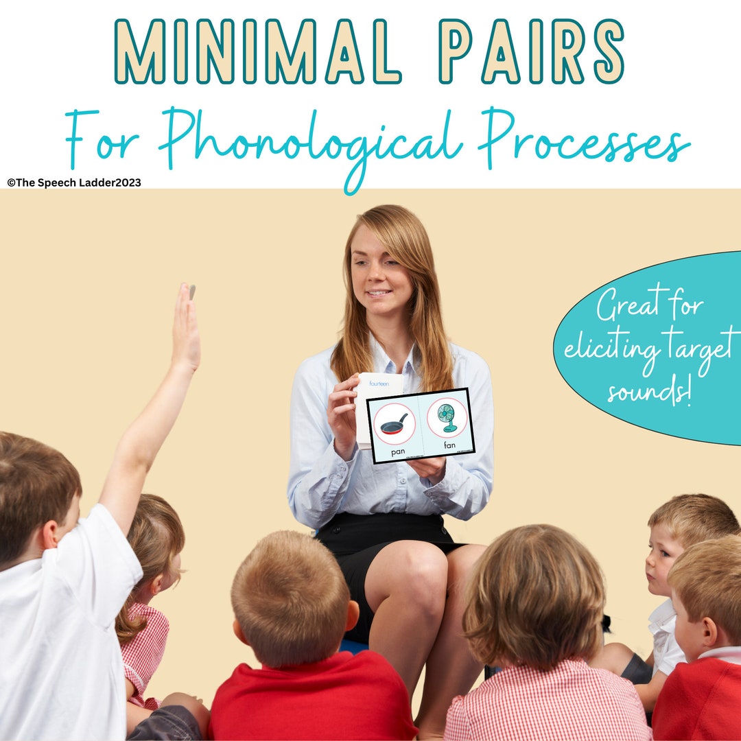 Minimal Pairs for Phonological Processes Task Cards, Velar Fronting ...