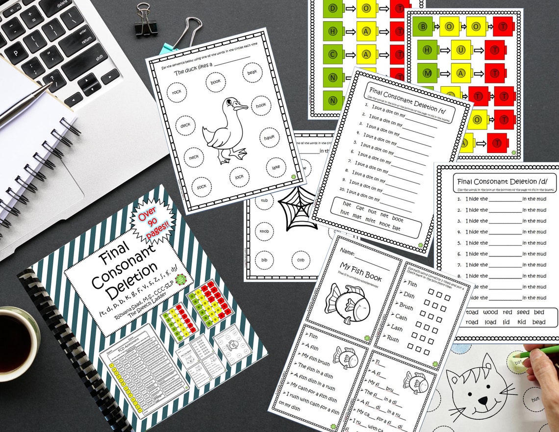 Speech Therapy, Phonological Process, Final Consonant Deletion ...