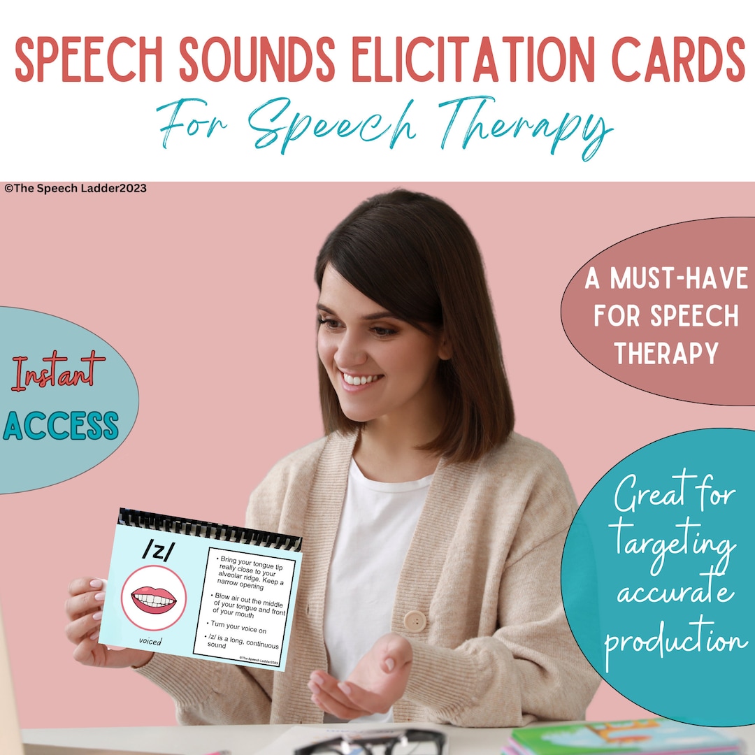 Speech Sounds Elicitation Cards, Speech Therapy, Speech Sounds Visual ...