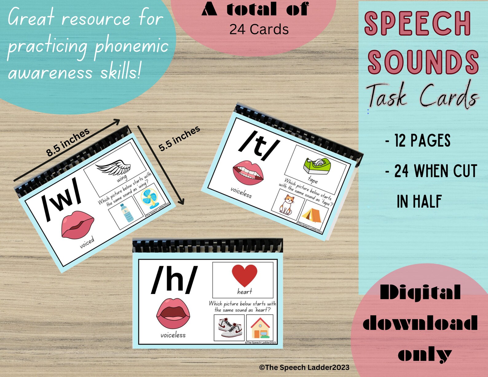 Speech Sounds Task Cards, Speech Room Resource, Speech Therapy ...