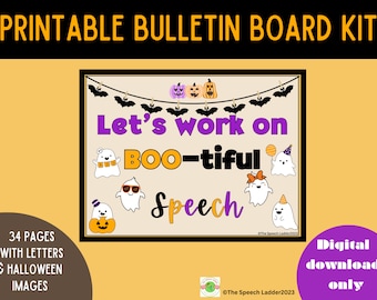 Christmas Speech and Language Bulletin Board, Classroom Bulletin Board ...