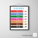 Colors Poster, Educational Poster, Classroom Poster, Classroom Decor ...