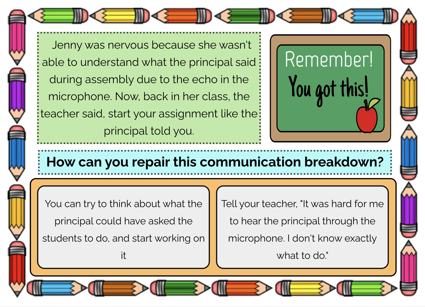 Repair Communication Breakdowns Boom Cards, Speech Therapy, Interactive ...