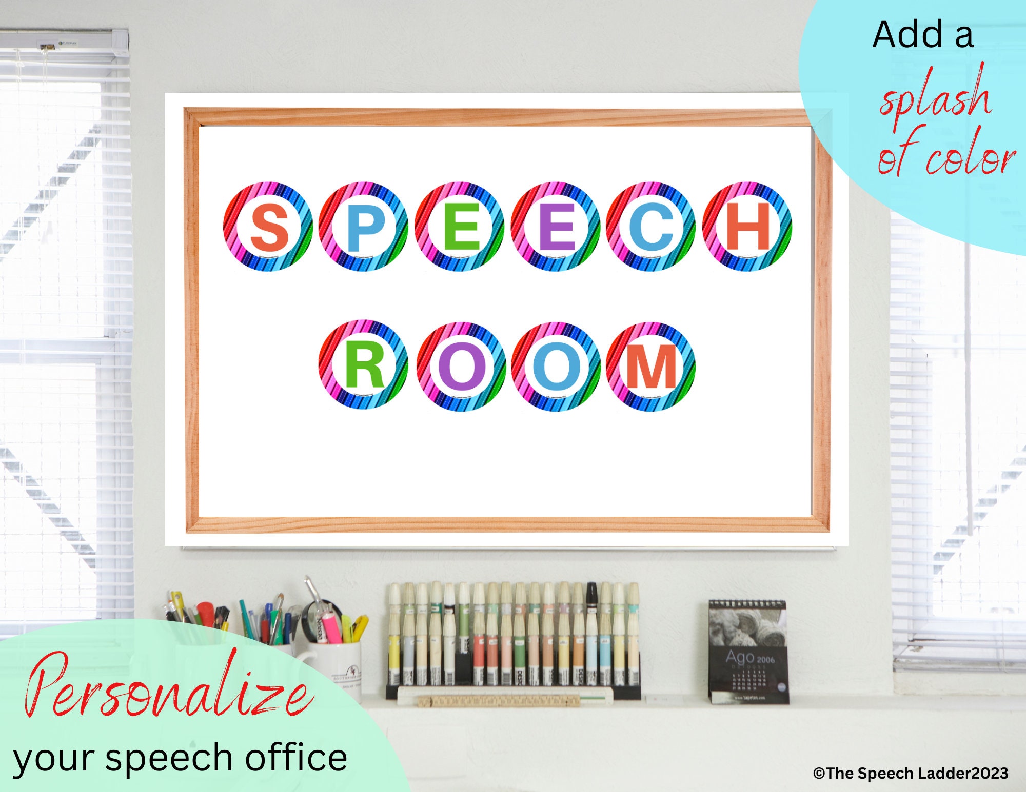 Speech Room Decor, Bulletin Board, Speech Office Door Sign, Speech ...