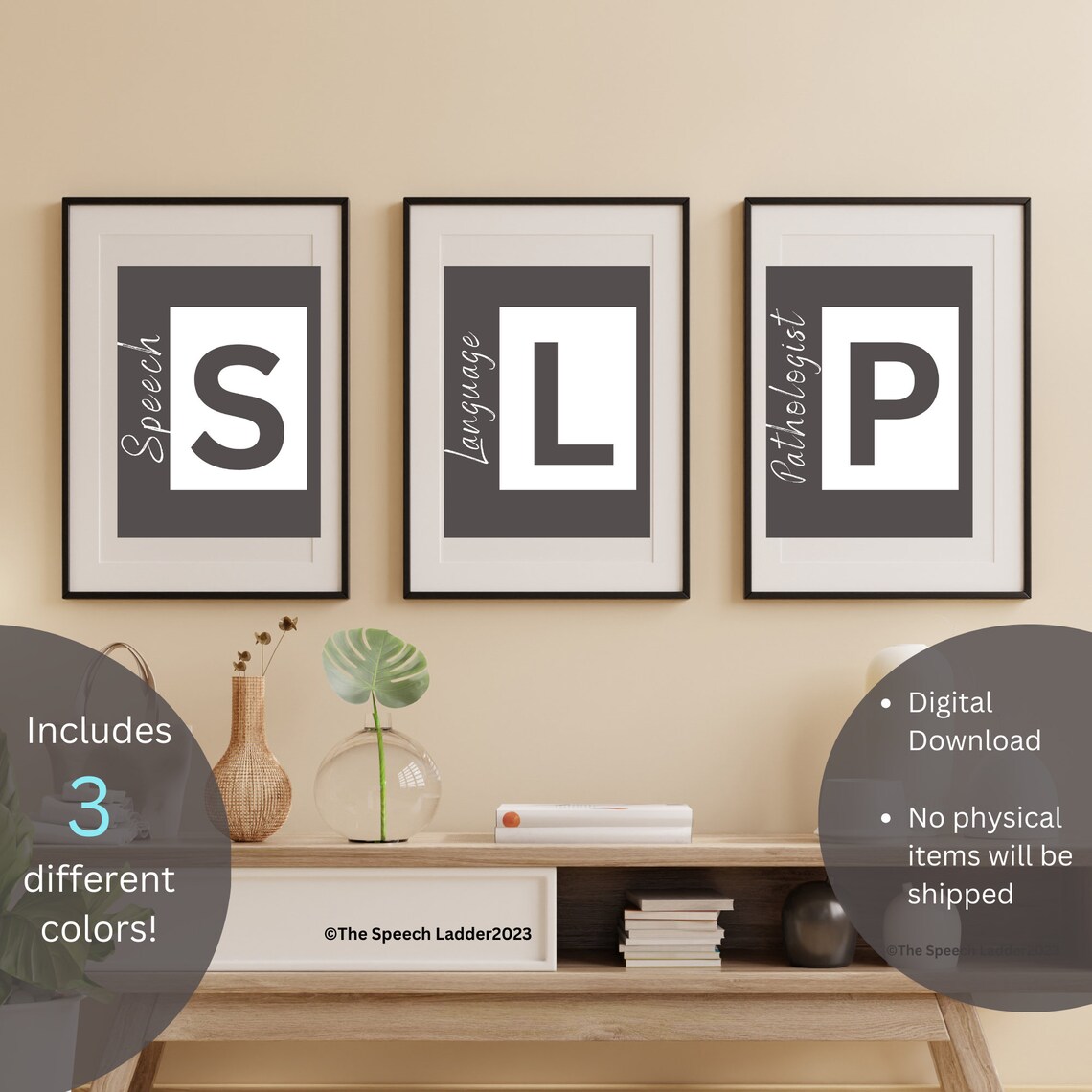 Speech Language Pathologist Gift, Speech Therapist Office Decor, SLP ...