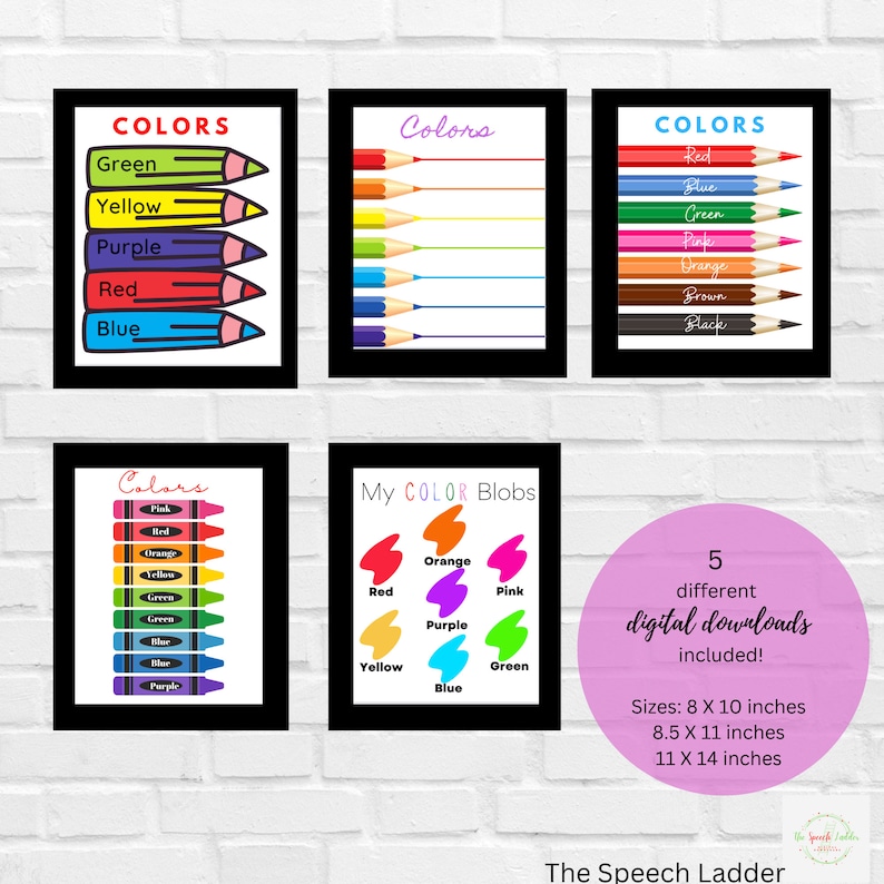 Colors Poster, Educational Poster, Classroom Poster, Classroom Decor ...