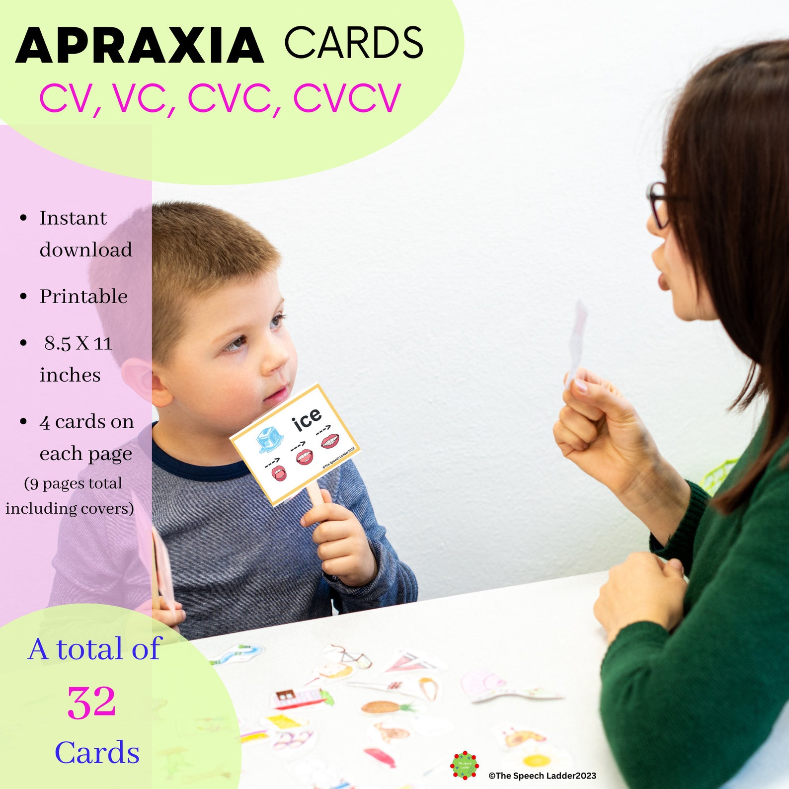Speech Therapy, Apraxia Cards, Speech Motor Movement Sequencing ...