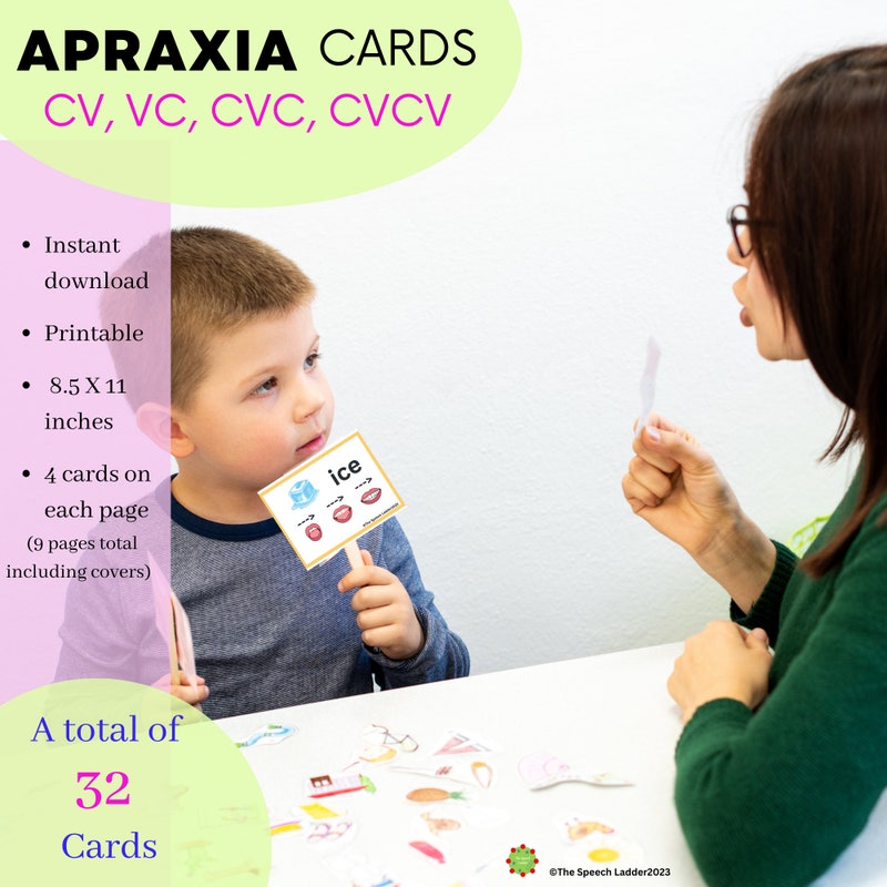 Apraxia of Speech Card - Etsy