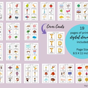 Speech Therapy /t/ & /d/ Articulation Cards, SLP Resource, Printable ...