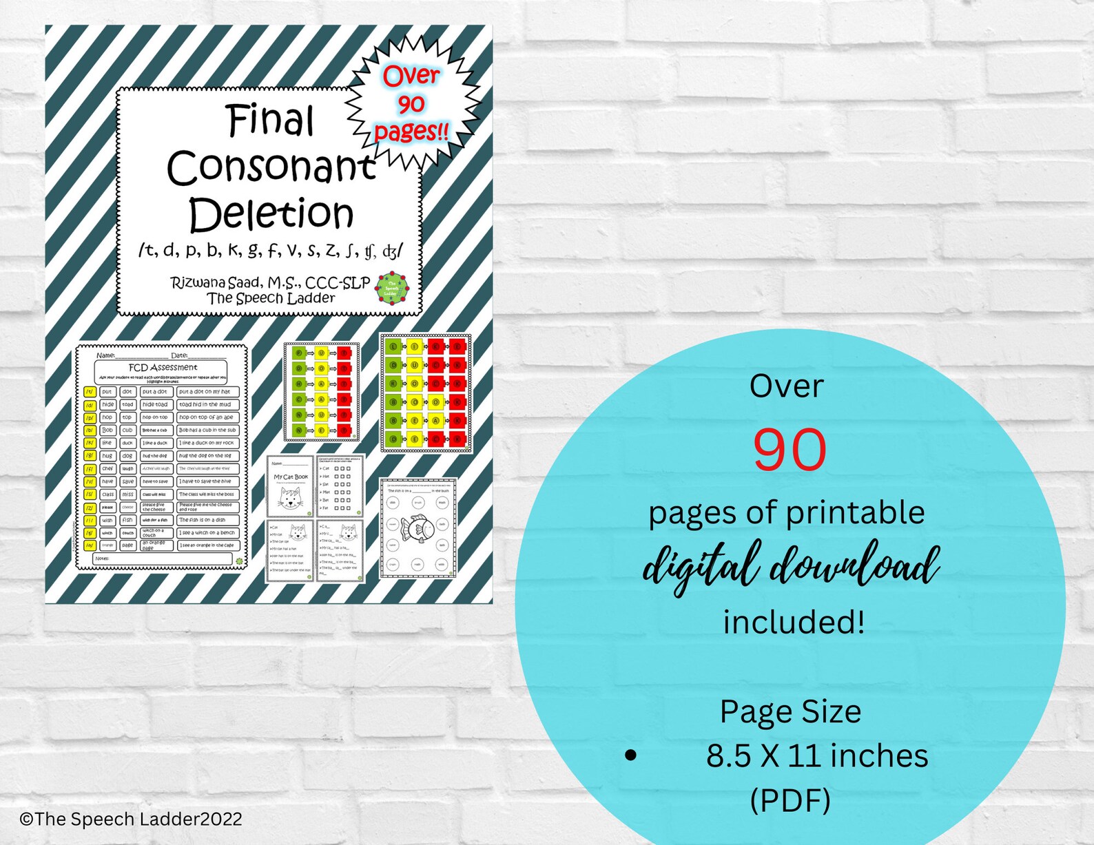 Speech Therapy, Phonological Process, Final Consonant Deletion ...